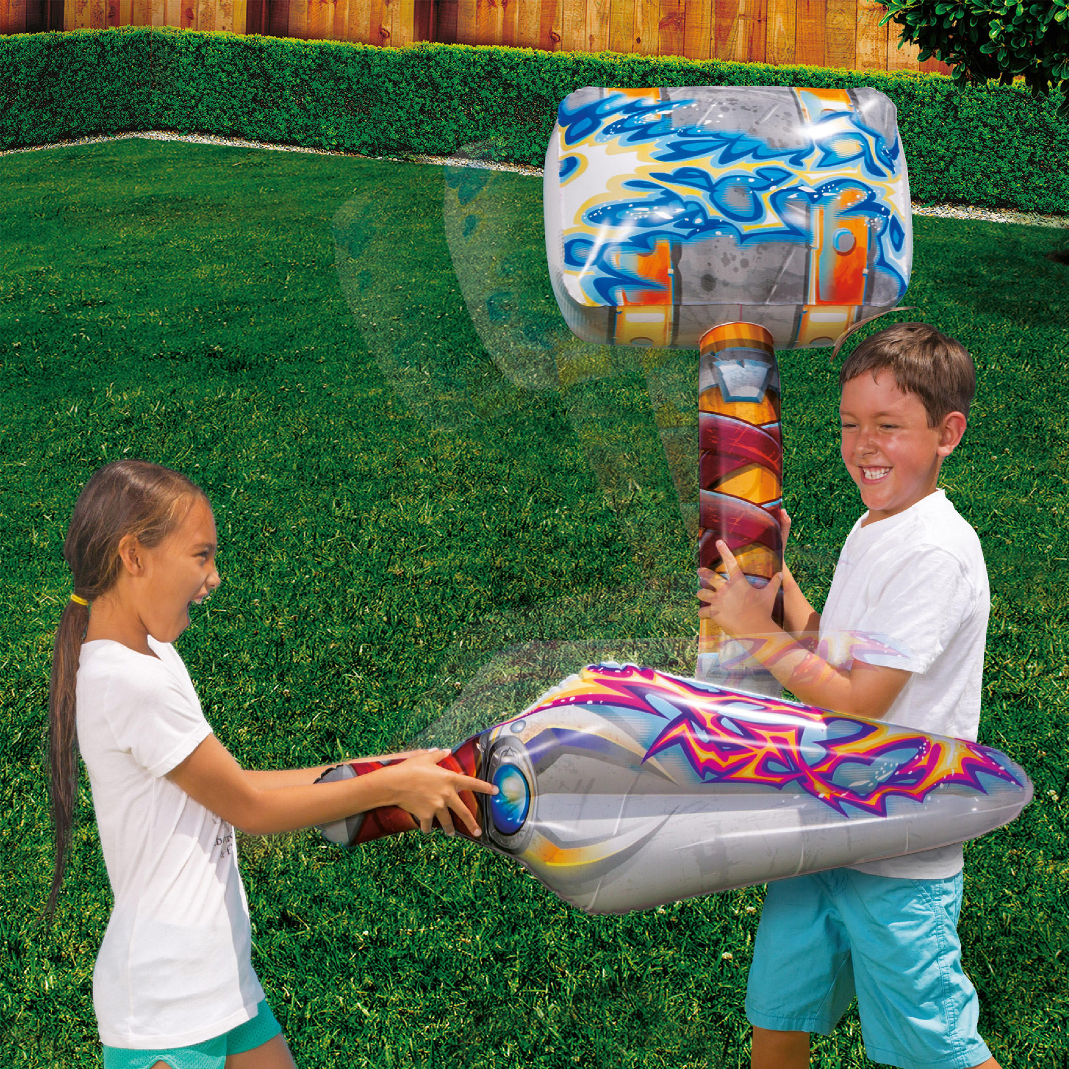 Buy Inflatable Sword and Hammer Mega Battle Set Online | Babyshop KSA
