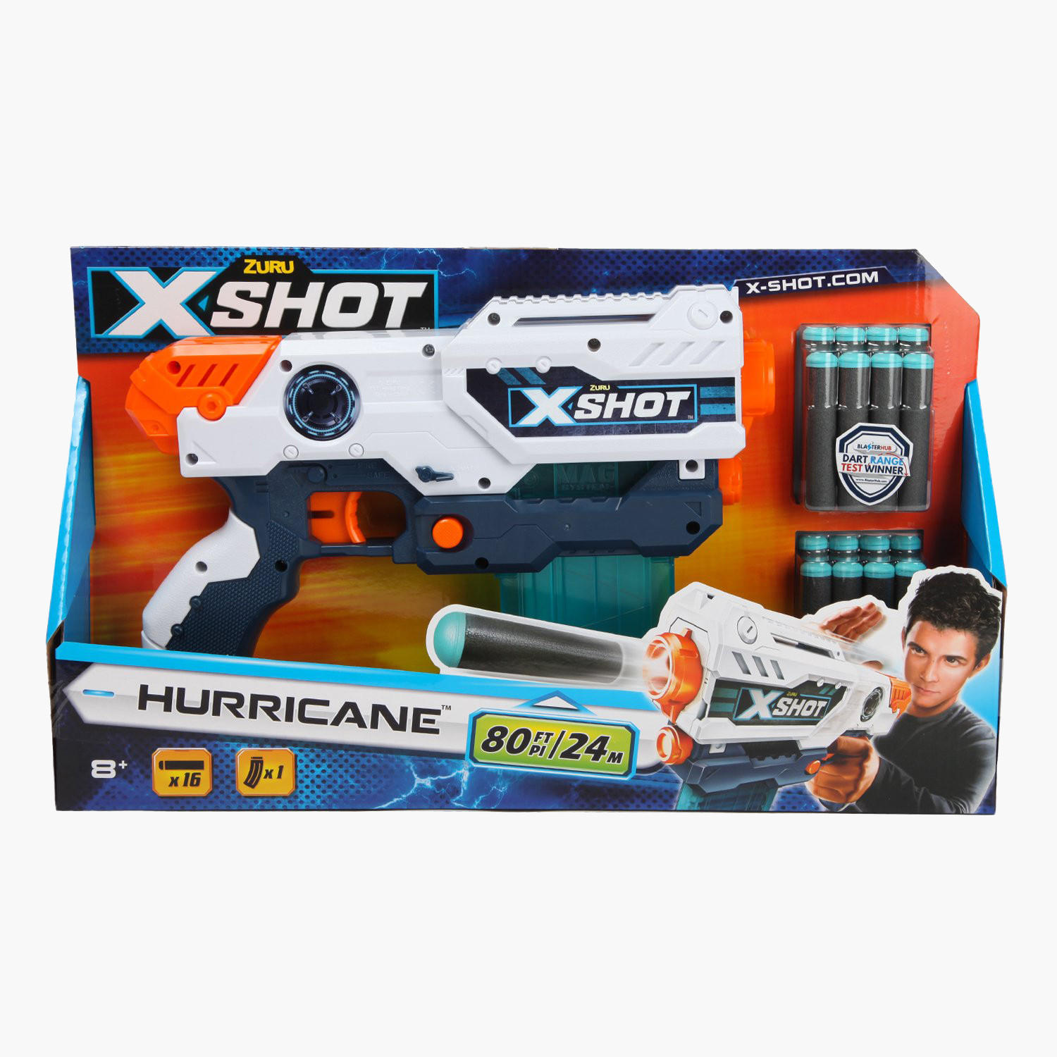Buy X-Shot Hurricane 16-Piece Dart Playset Online | Babyshop UAE