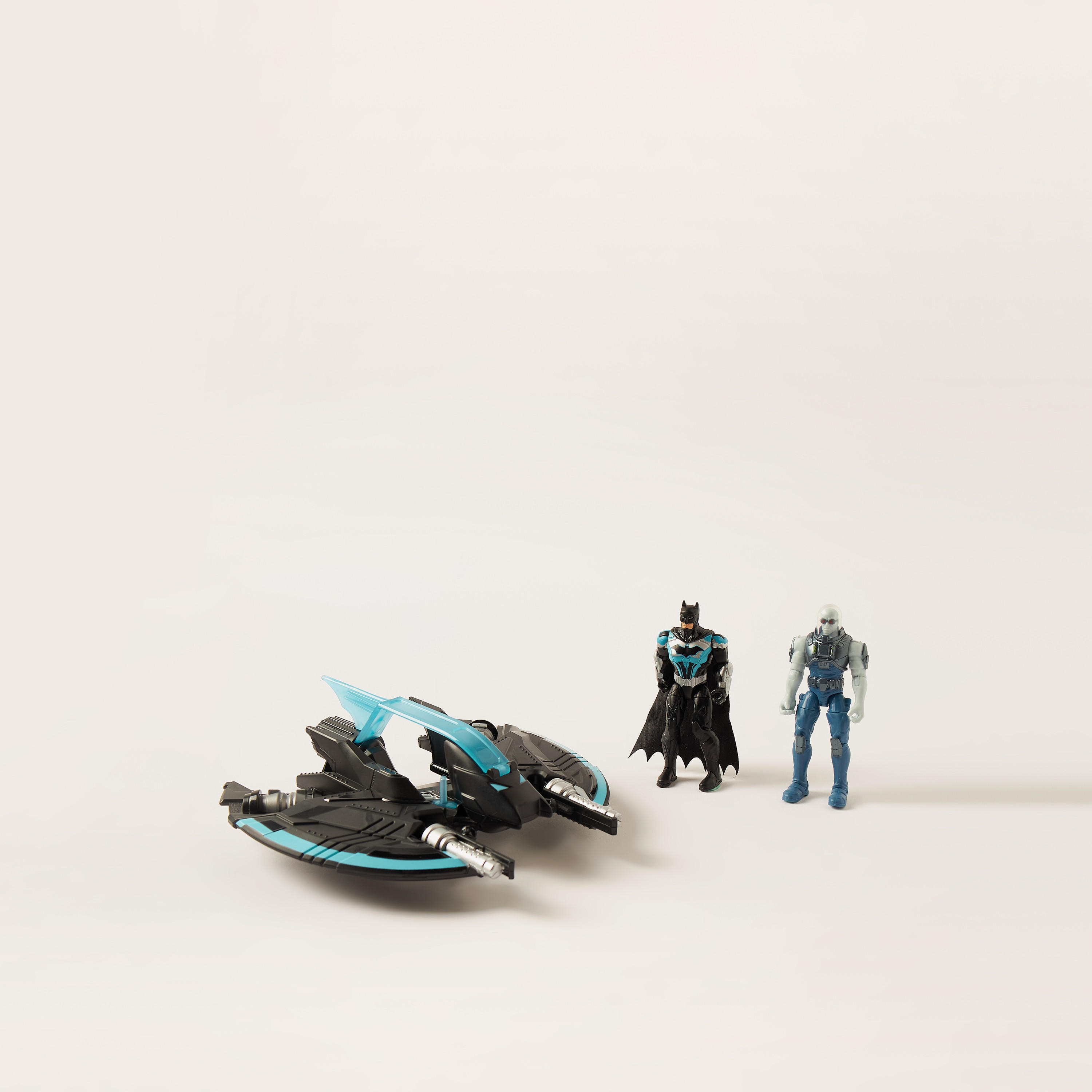 Buy Bat-Tech Flyer with Batman and Mr. Freeze Action Figurine Toy ...