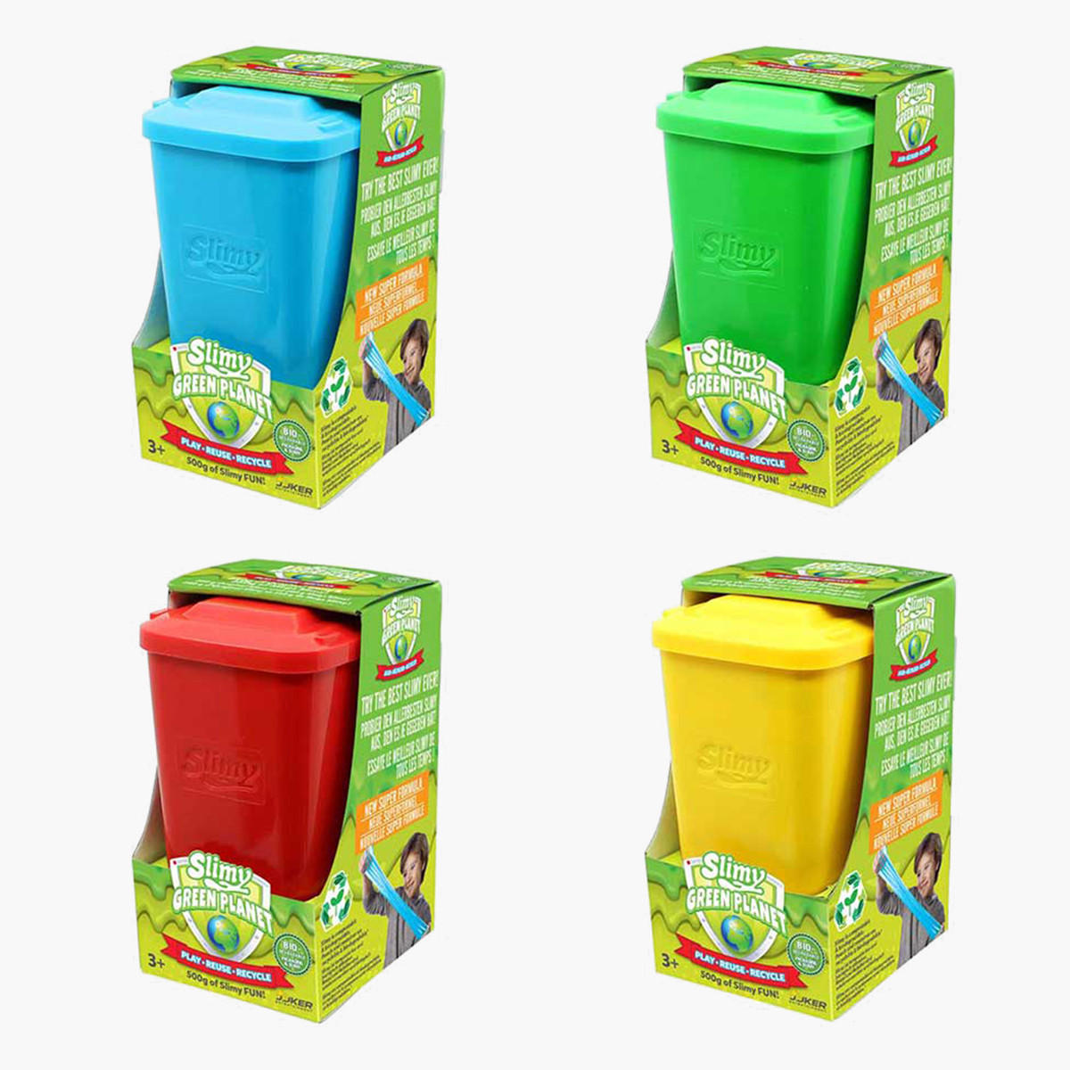 Buy Slimy Assorted Small Recycle Bin Slime - 500 ml Online | Babyshop KSA