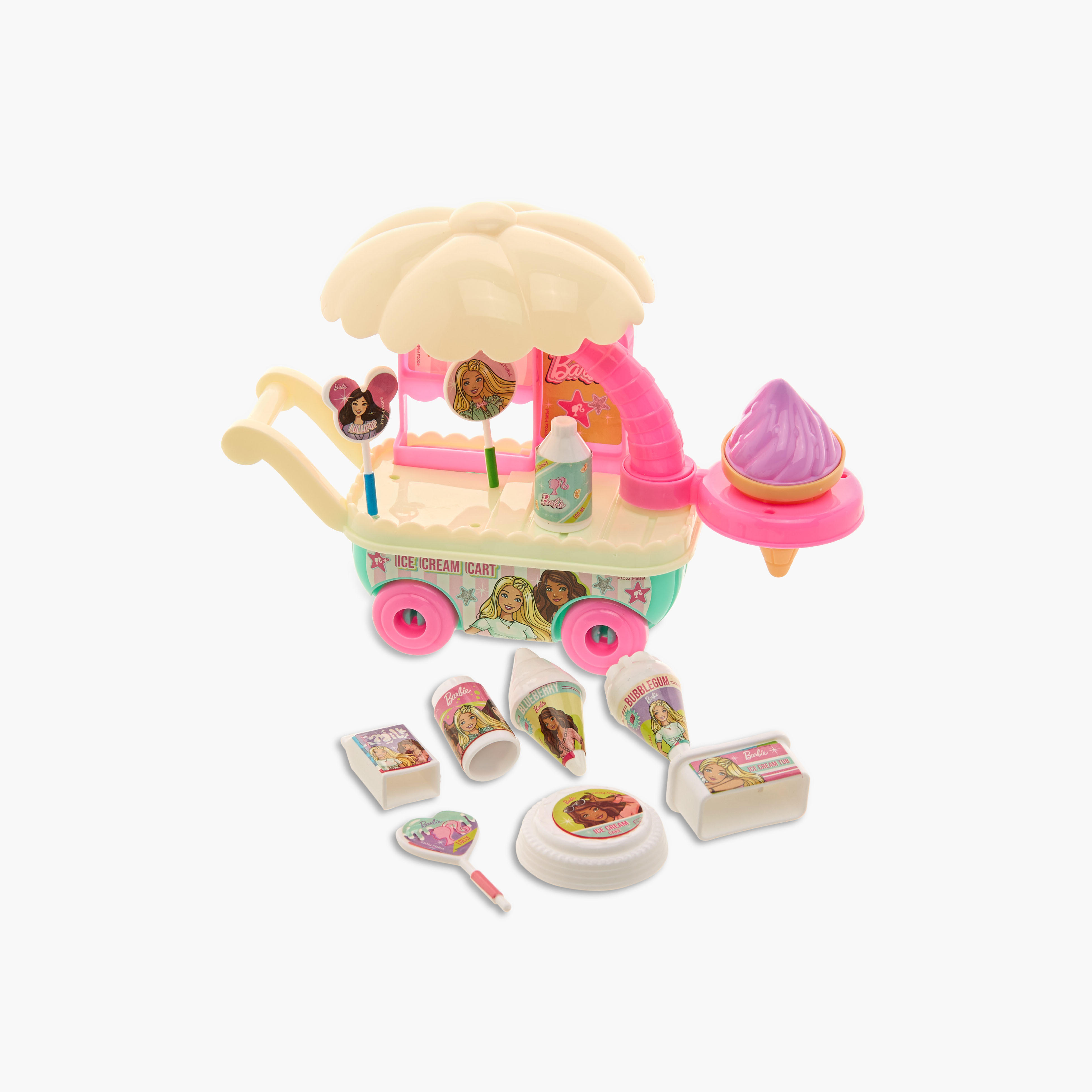 Buy Barbie Ice Cream Cart Playset Online | Babyshop UAE