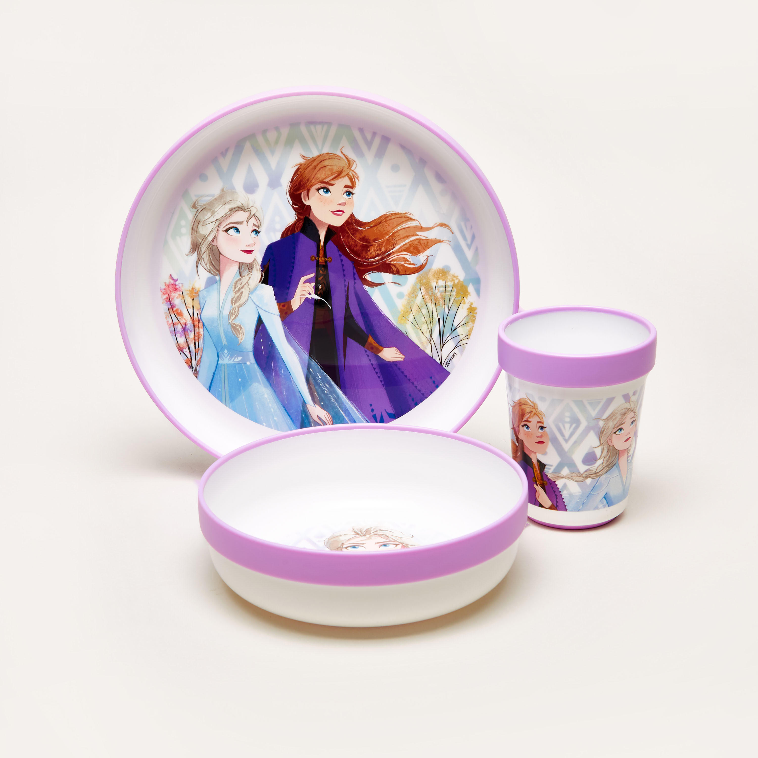 Buy Disney Frozen II Print 3-Piece Dinner Set Online | Babyshop KSA